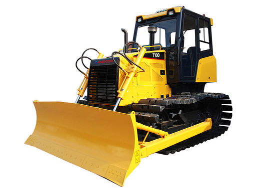 GT100 ردیاب بارگیری Dozer کارایی بالا بارگیری جلو Bulldozer 10400kg